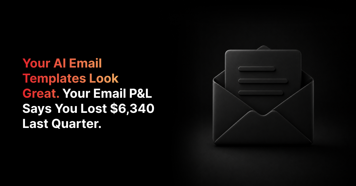 AI Email Templates Won't Fix Broken D2C Email Economics