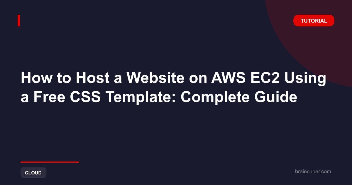 Host a Website on AWS EC2 with a CSS Template (2026)