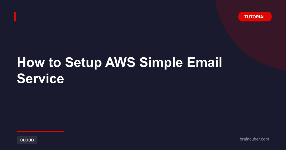 How to Setup AWS Simple Email Service: Complete 2026 Guide