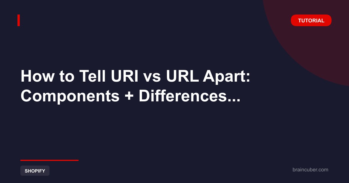 URI vs URL: Components + Key Differences Guide 2025